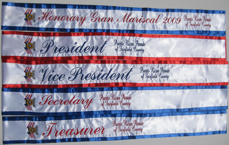 Parade Sashes